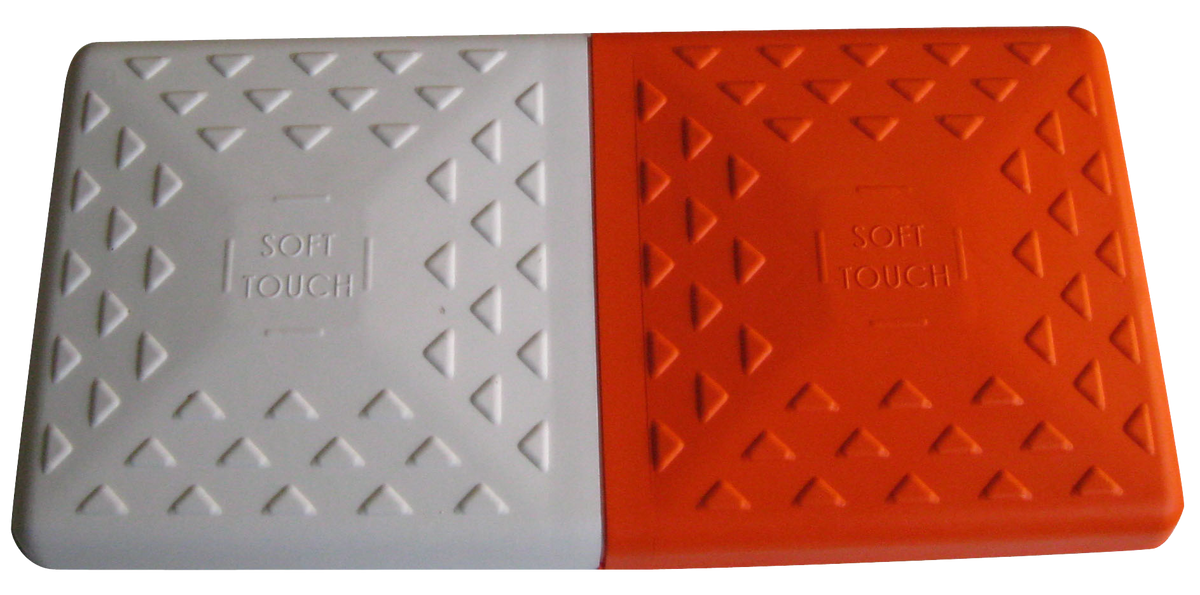 Soft Touch Single 15" Spike Down double first base without mounting sy ...