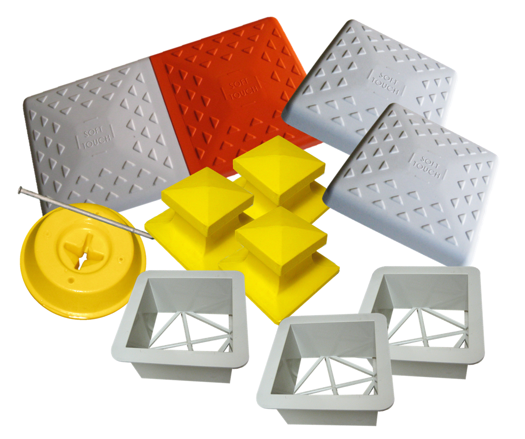 Soft Touch Set of 15" Premium Base Covers including double first base ...